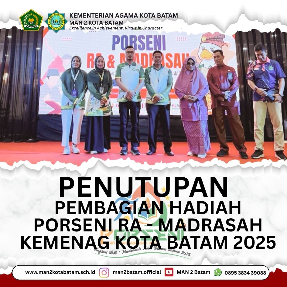 MAN 2 Kota Batam : MAN 2 Kota Batam Raih Juara 2 Porseni RA-Madrasah ...